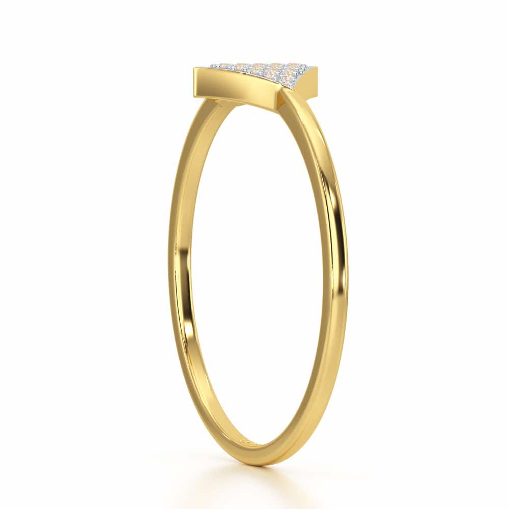 Buy Light Weight Gold & Diamond Rings Online for Women