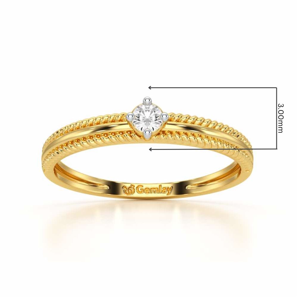 Lightweight Gold & Diamond Rings for Daily Wear Starting ₹10,000 | Gemlay