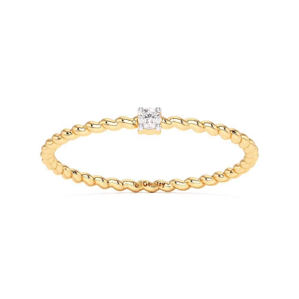 Buy Light Weight Gold & Diamond Rings Online for Women