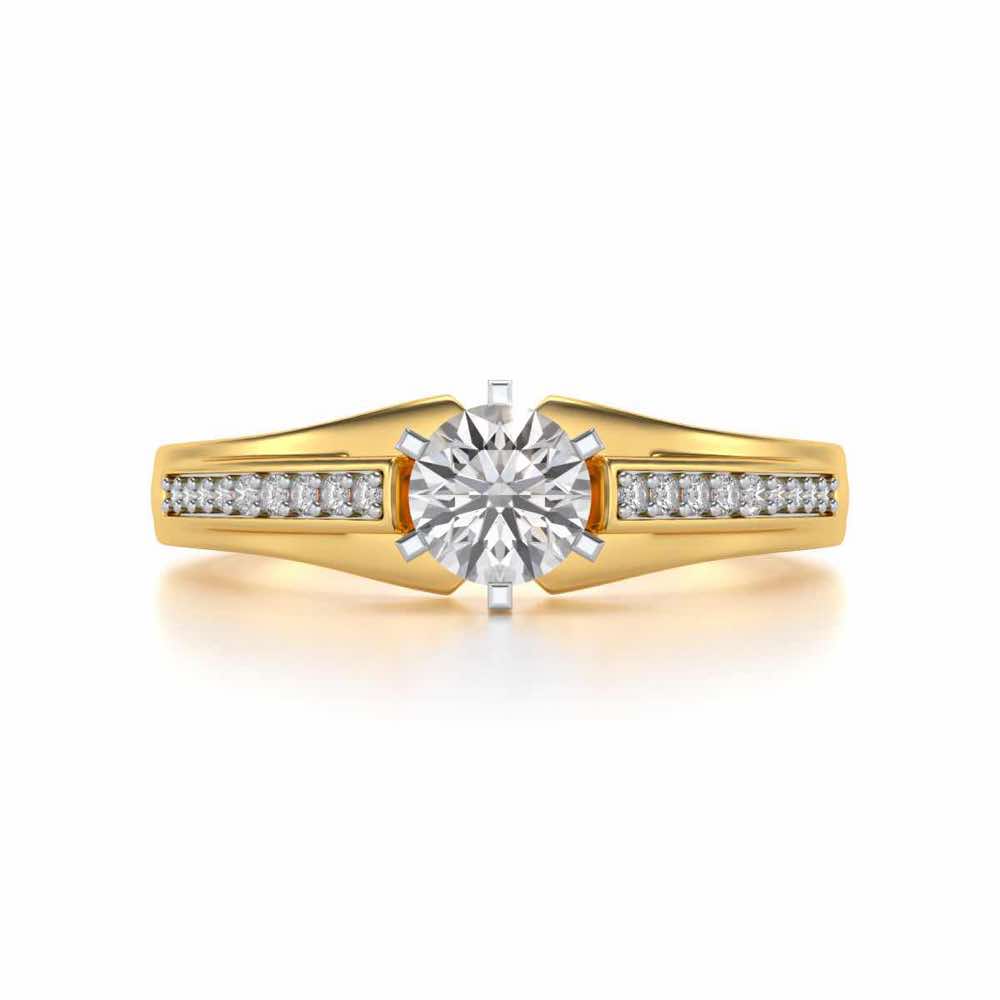 Buy Lightweight Solitaire Diamond Jewellery Designs Online