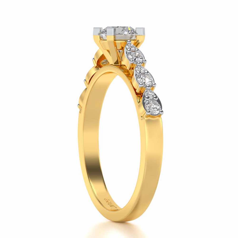 Buy Lightweight Solitaire Diamond Jewellery Designs Online