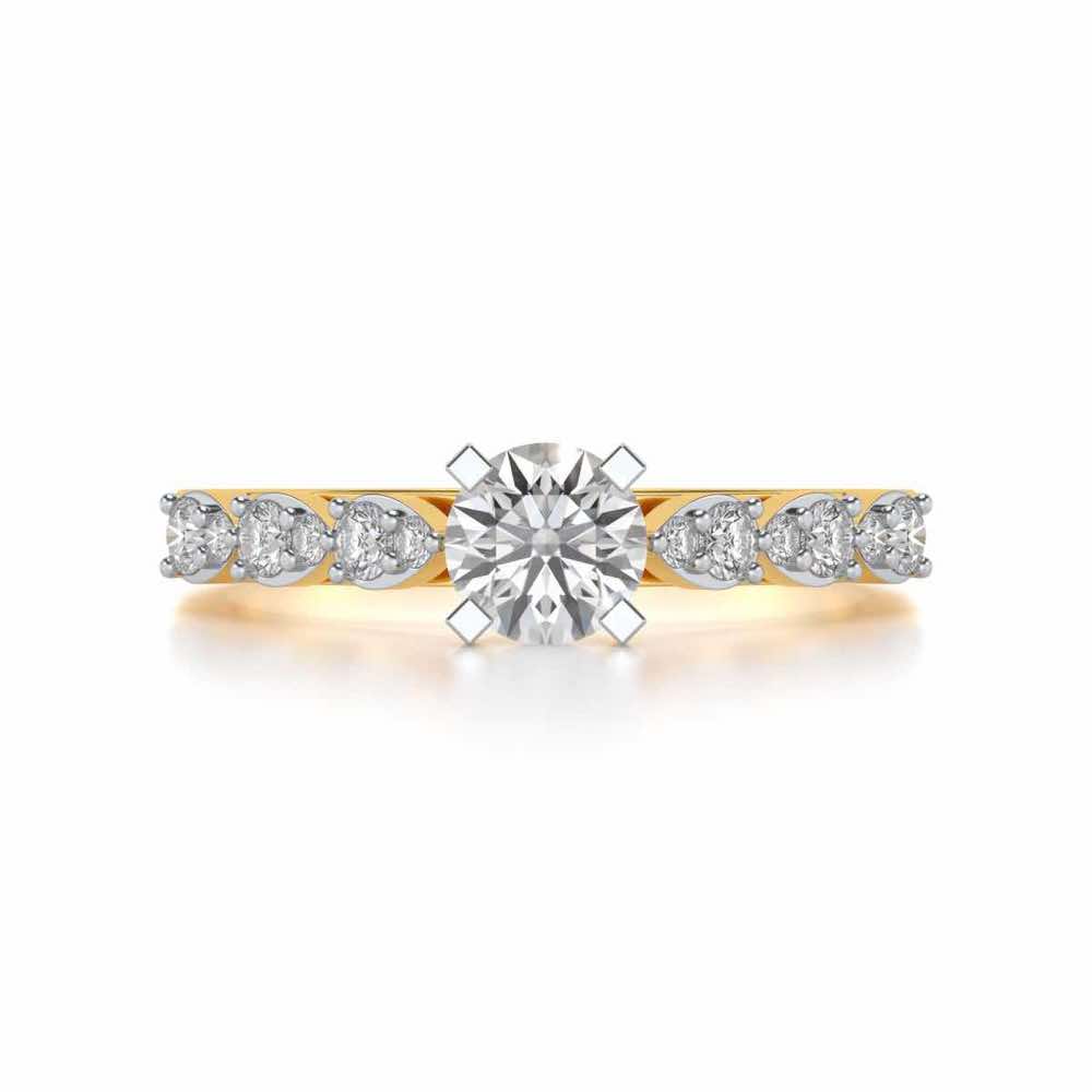 Buy Lightweight Solitaire Diamond Jewellery Designs Online