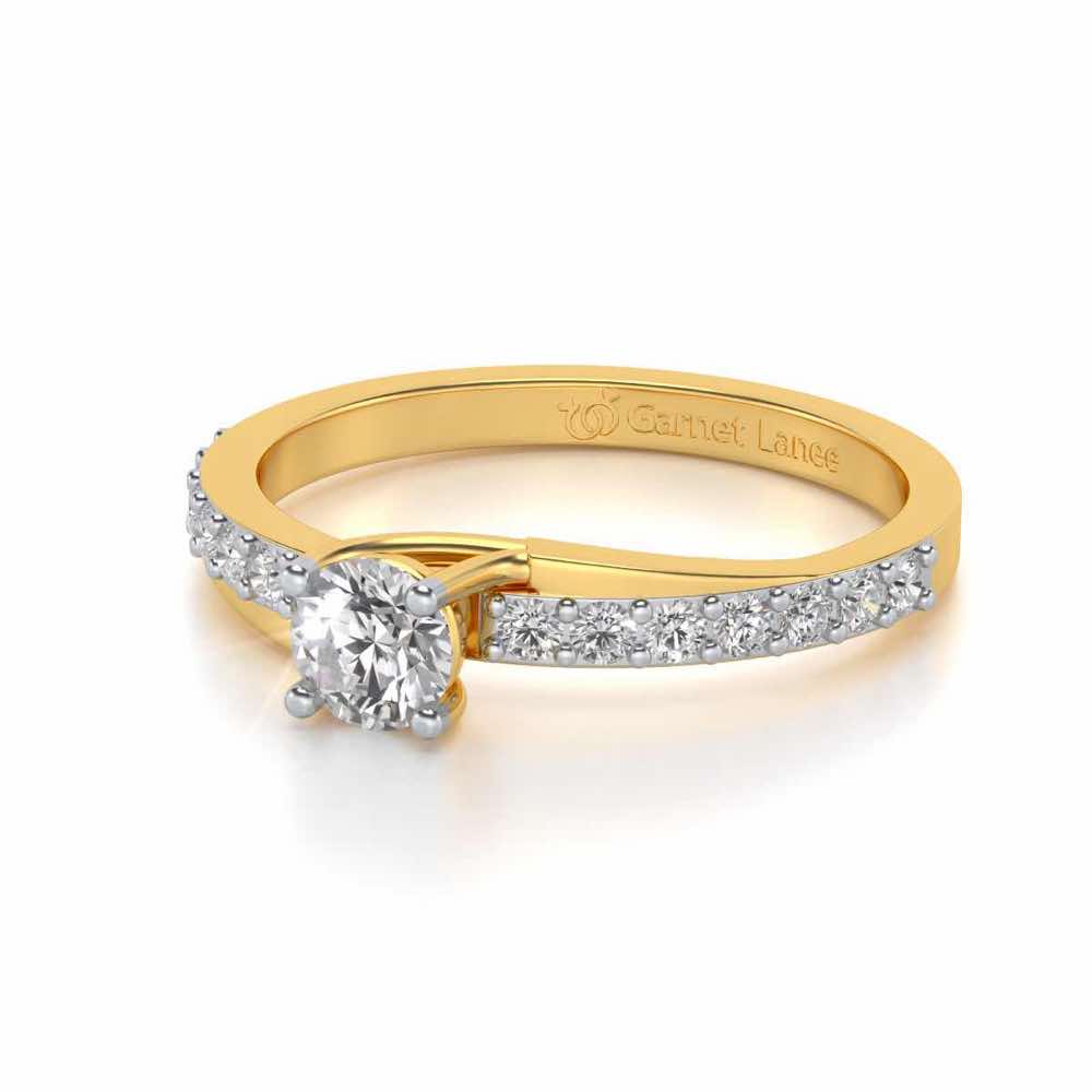 Buy Lightweight Solitaire Diamond Jewellery Designs Online