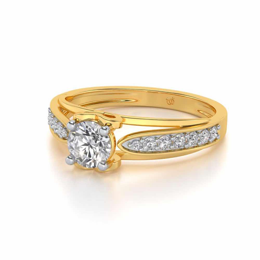 Buy Lightweight Solitaire Diamond Jewellery Designs Online