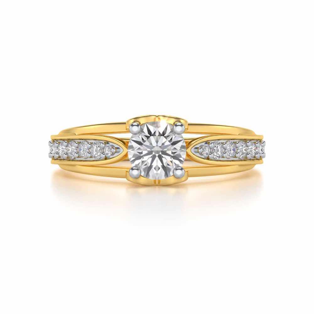 Buy Lightweight Solitaire Diamond Jewellery Designs Online