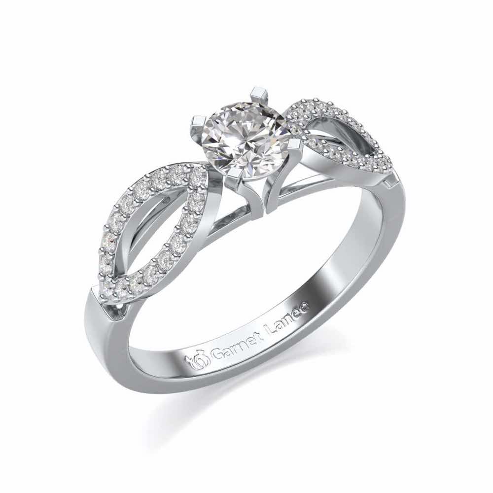 Buy Lightweight Solitaire Diamond Jewellery Designs Online
