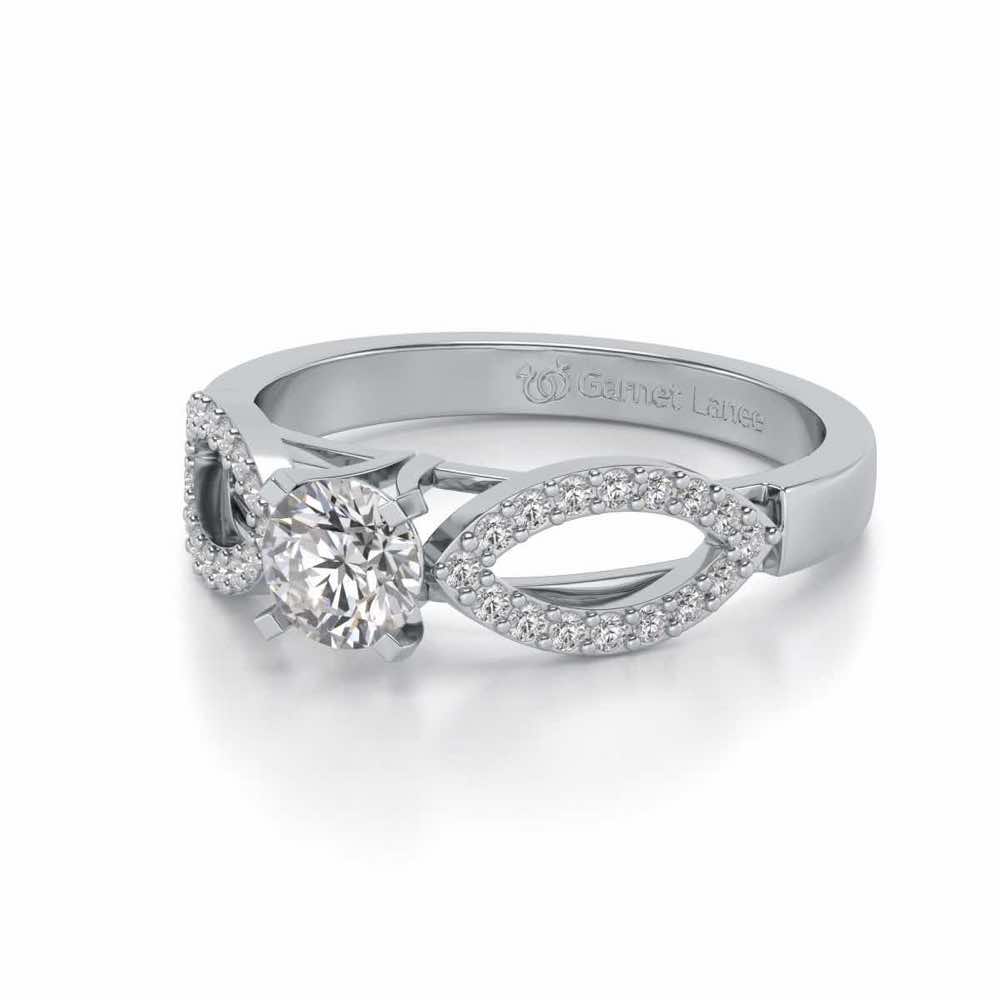 Buy Lightweight Solitaire Diamond Jewellery Designs Online