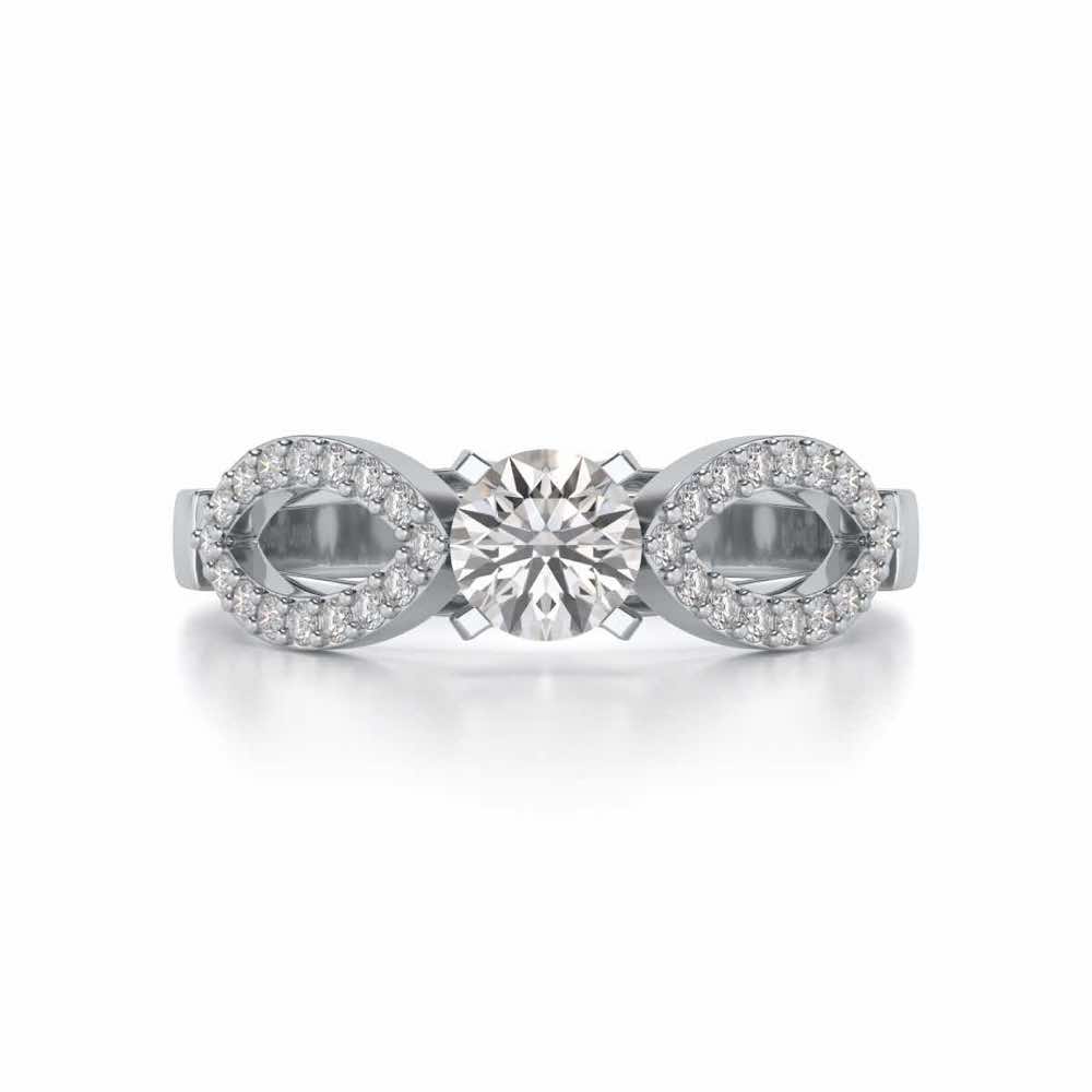 Buy Lightweight Solitaire Diamond Jewellery Designs Online