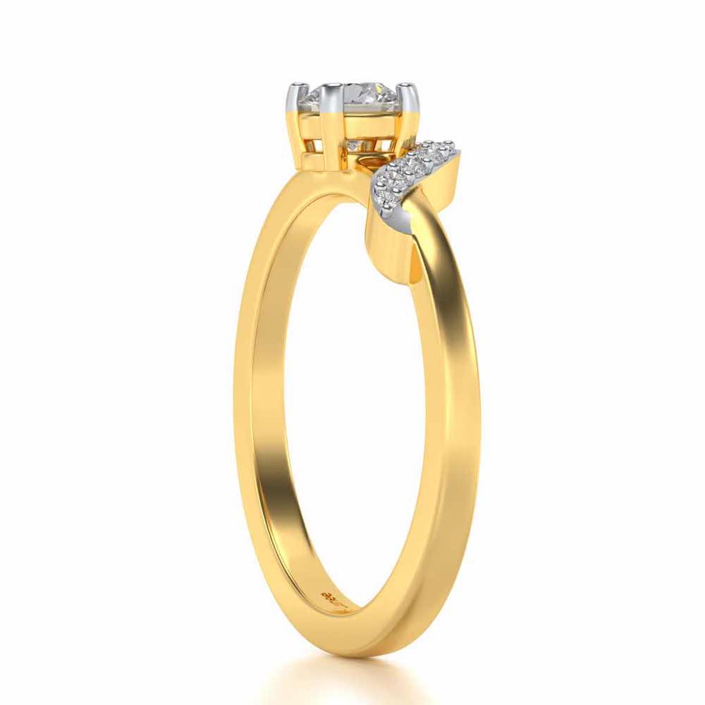 Buy Lightweight Solitaire Diamond Jewellery Designs Online