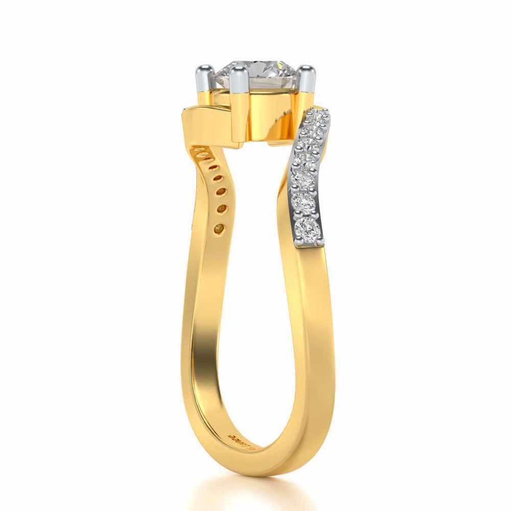 Buy Lightweight Solitaire Diamond Jewellery Designs Online